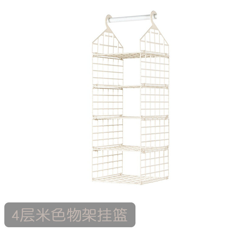 Сетка для организации дома, многоярусная стойка для хранения в гардеробе, многослойная стойка для одежды, вешалка для одежды, стойка для хранения, подвесная корзина