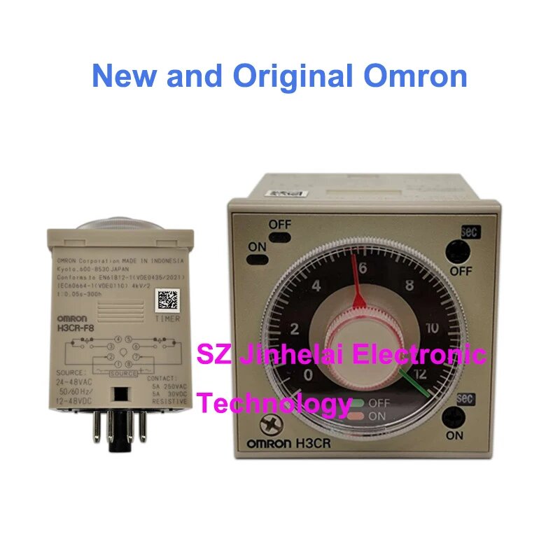 Твердотельный таймер Omron H3CR-F8, 12-48VDC