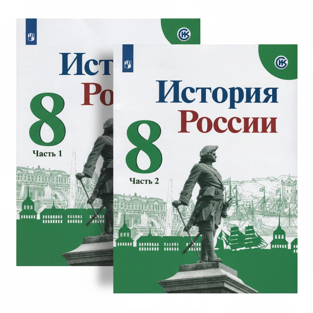 История России. 8 класс. Учебник. В 2-х частях (комплект из 2 книг)