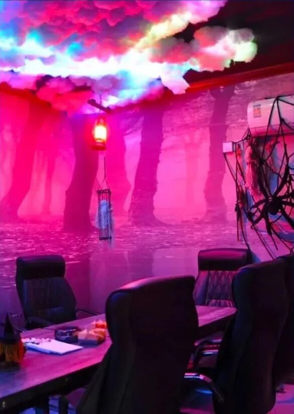 Ночник Креативная рождественская светодиодная лампа Thundercloud Storm RGB Настольный светильник для детской — фото 1