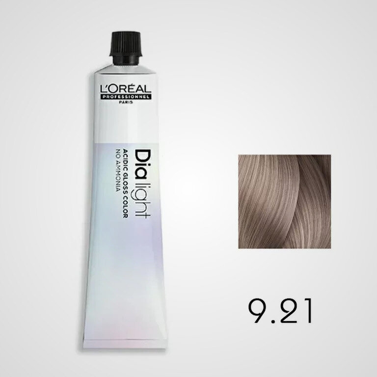 Краска для волос Dia Light 9.21 50 мл L'Oreal Professionnel Dia Light Cendre 9.21 VF58 Краска 50 мл