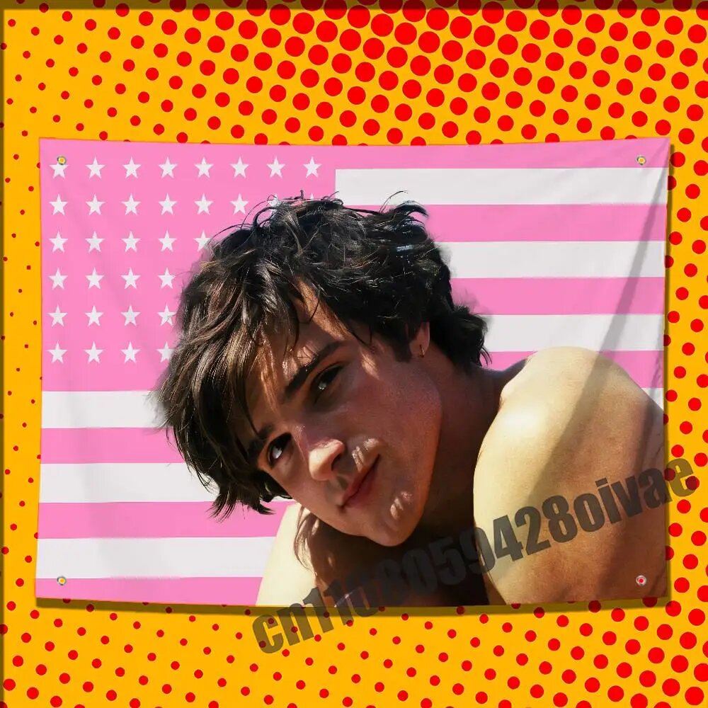 Флаг Америки с изображением актера Джейкоба Э. Элорди, размеры 150*200 см, 60*110 см, 80*120 см, 100*150 см, 50*70 см, для улицы, настенный баннер, гобелен, покрытие