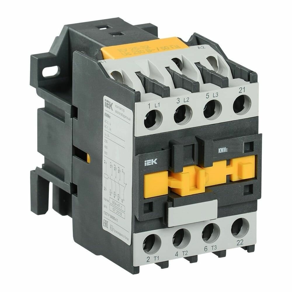 Контактор КМИе-23210 32А 400В/АС3 1НО GENERICA KKME21-032-400-10