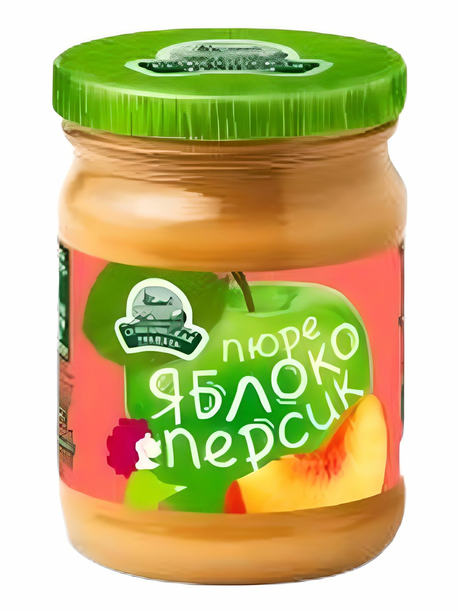 Пюре фруктовое Яблочно-персиковое 260 грамм, 1 банка