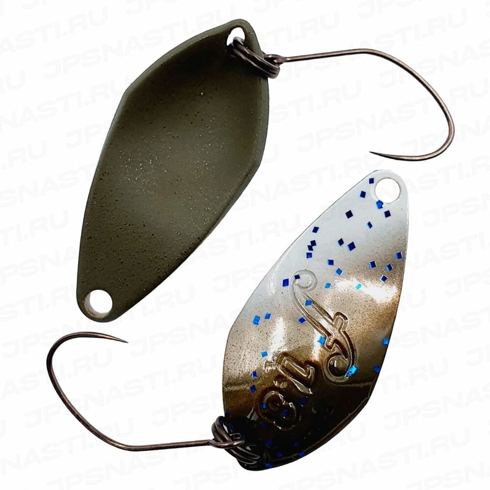 Японская блесна на форель Velvet Arts Forte, 1.8 г, #06 UV Silver Olive / Форелевые приманки для рыбалки