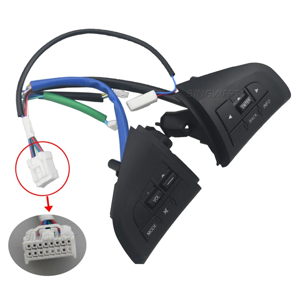 Кнопка управления рулевым колесом для Mazda 3 2010 Cx-5 Cx-7, переключатель режима громкости автомобиля, функция режима громкости