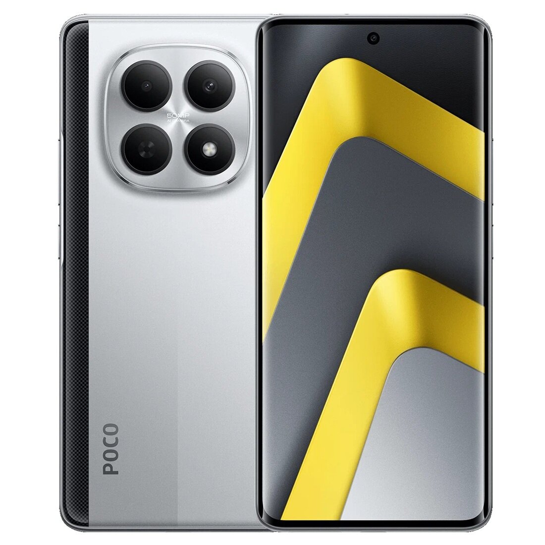 Смартфон Xiaomi Poco M8 5G 8/256Gb серебристый Global