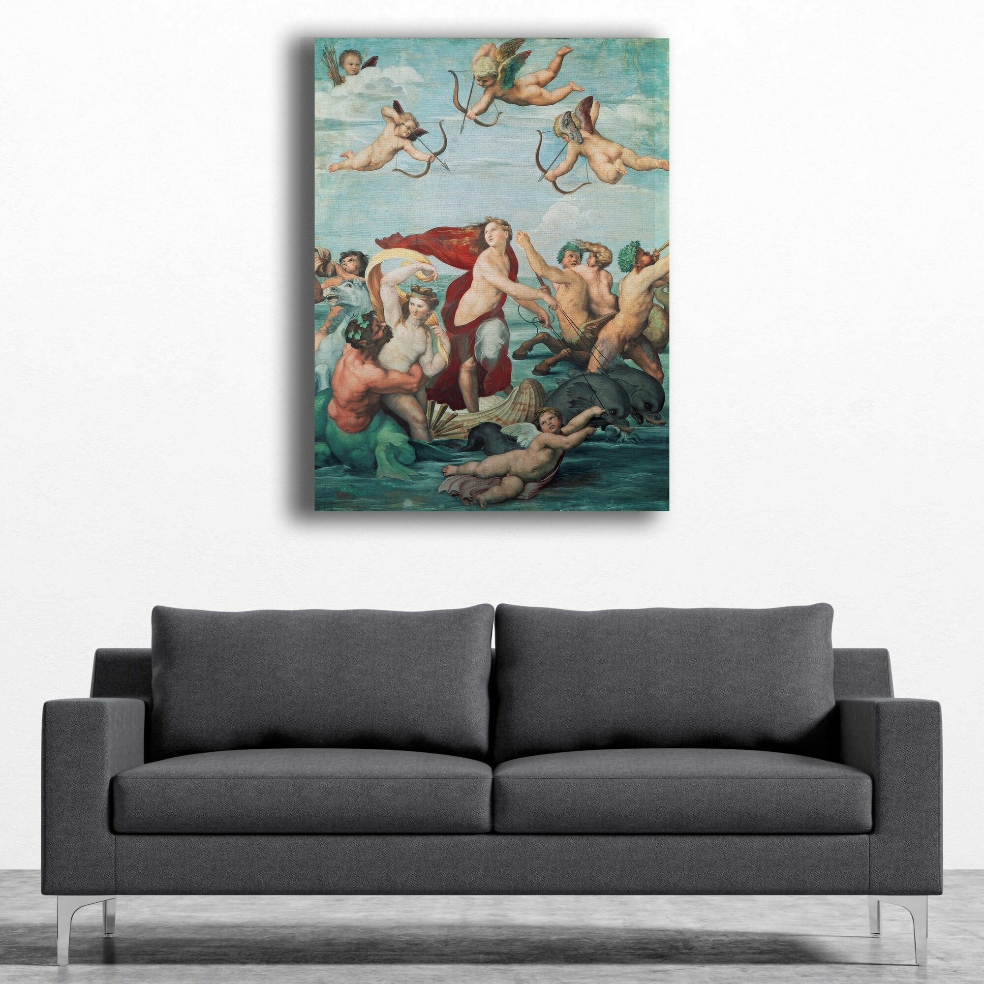 Картина на холсте Триумф Галатеи Рафаэль 30*40