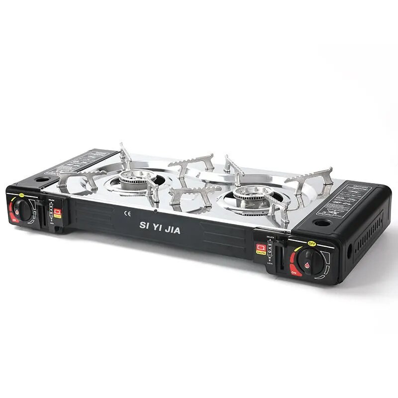 Газовая настольная плита SI YI JIA , черный