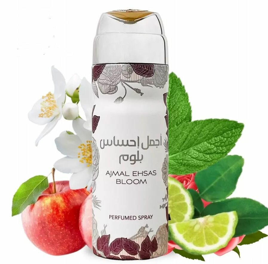 Дезодорант арабский Ajmal Ehsas Bloom от Ard Al Zaafaran, 200 мл