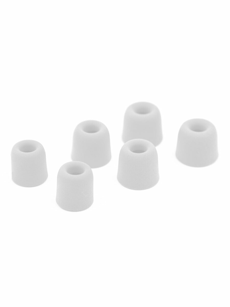 Пенные амбушюры с памятью, 3 пары (S, M, L) белый