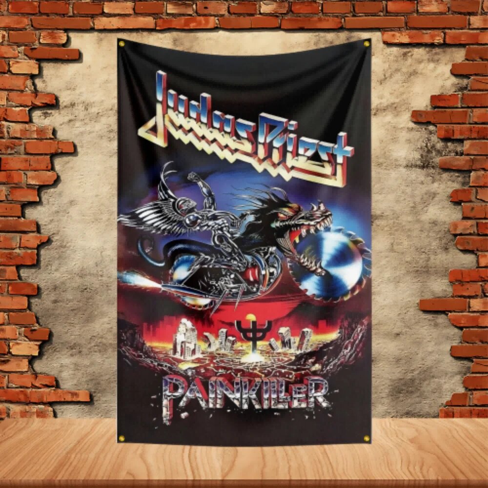 Флаг Judas Priest 90x150 ft Полиэстер 90 x 150cm, ZH4468
