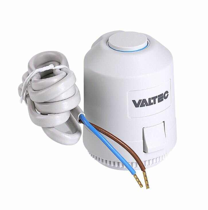 Сервопривод электротермический нормально открытый 220 В VALTEC