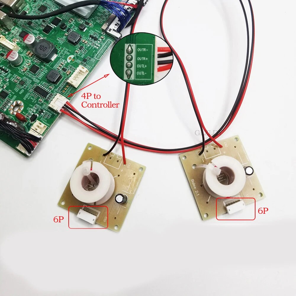 Аудиодинамик, схема кроссовера, модуль высоких частот, 2-полосный делитель частоты, домашний фильтр громкоговорителя, ремонт для iMac A1418 A1419