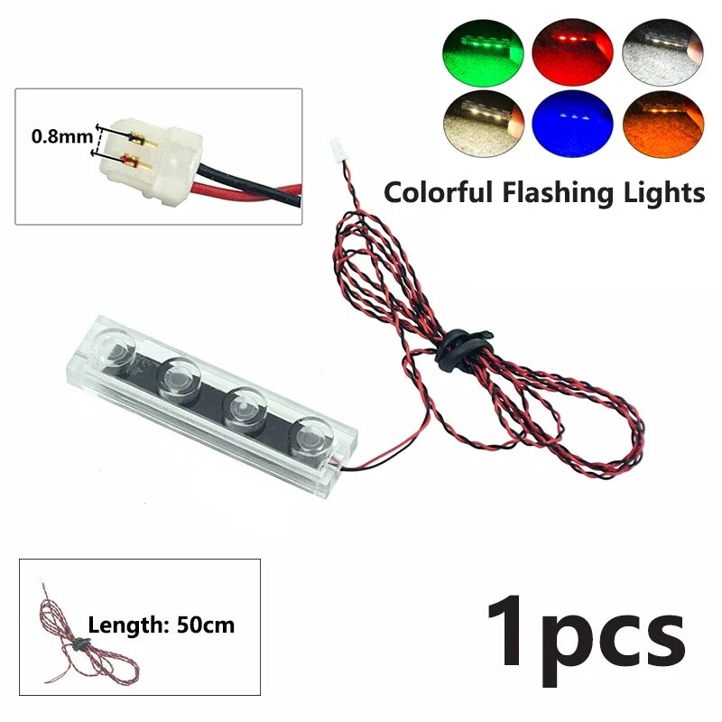LED-фонарь Colorful 1x4 для конструкторов