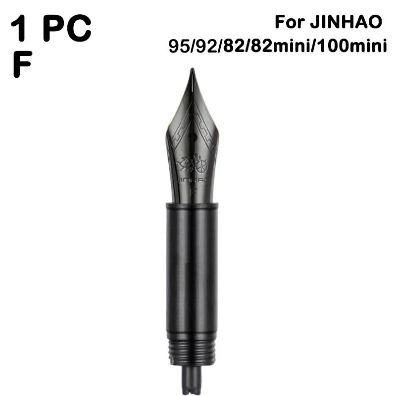 Наконечник перьевой ручки Jinhao серебристый/черный 1 PC NO.26 F Nib