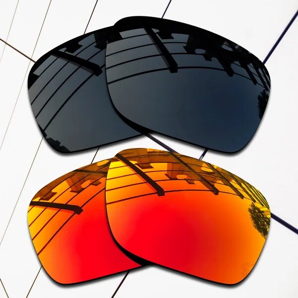 Сменные линзы Oakley Holbrook Black and Fire Red