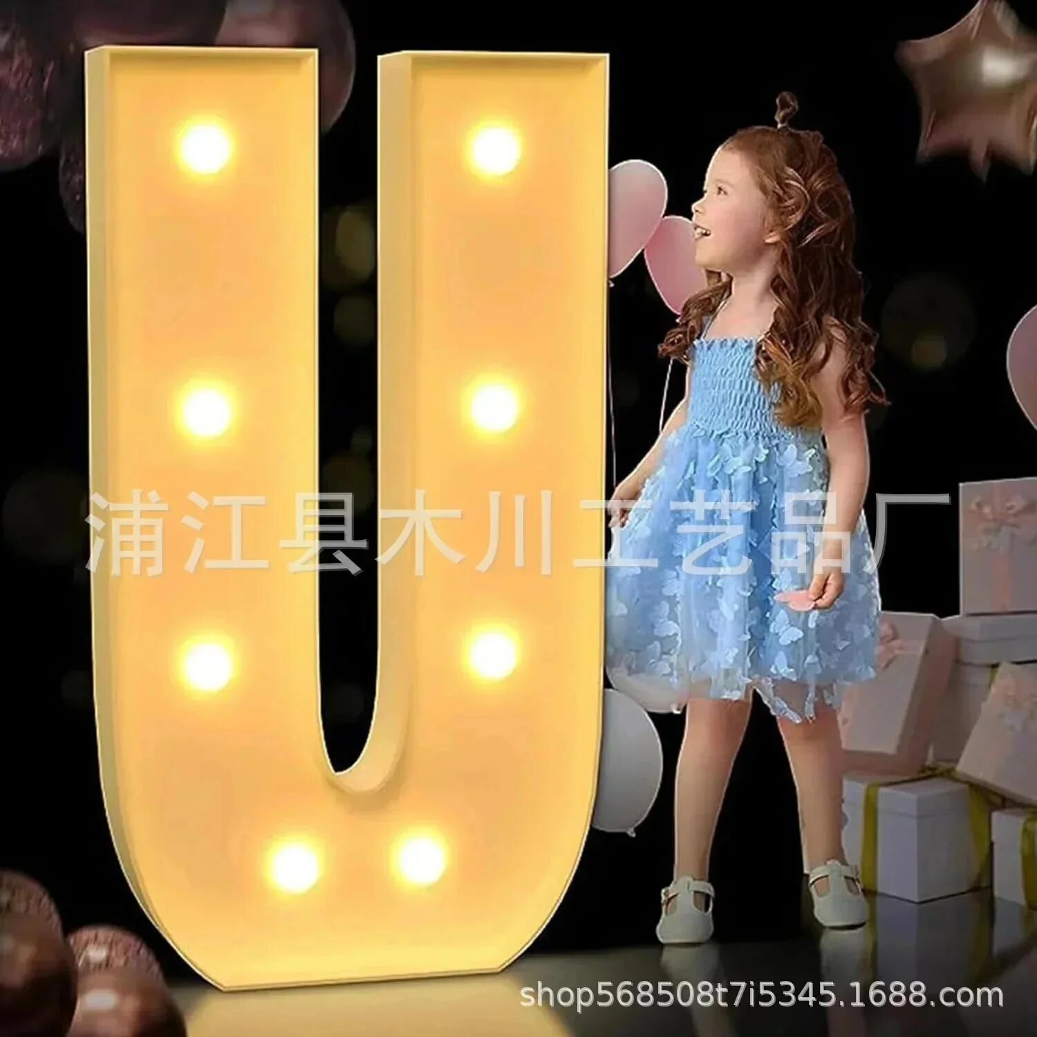 Гигантская светодиодная буква 100 см для праздника 100cm, A21