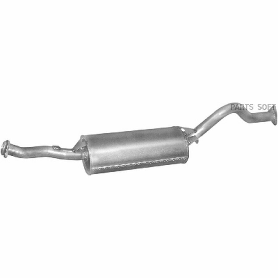 Глушитель MITSUBISHI PAJERO -00 2,8TDI от официального дистрибьютора, EDEX, артикул 1496