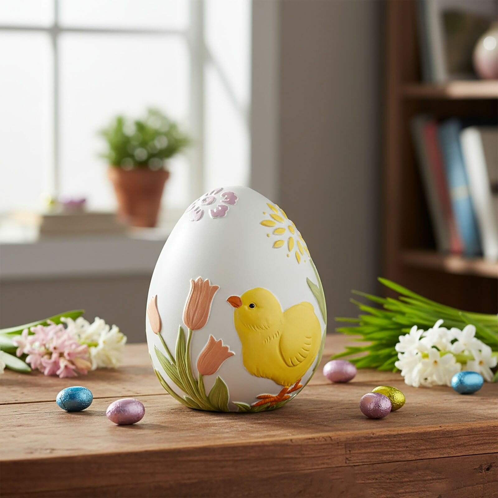 Пасхальные яйца Пасхальные яйца-статуэтки Полимерный материал