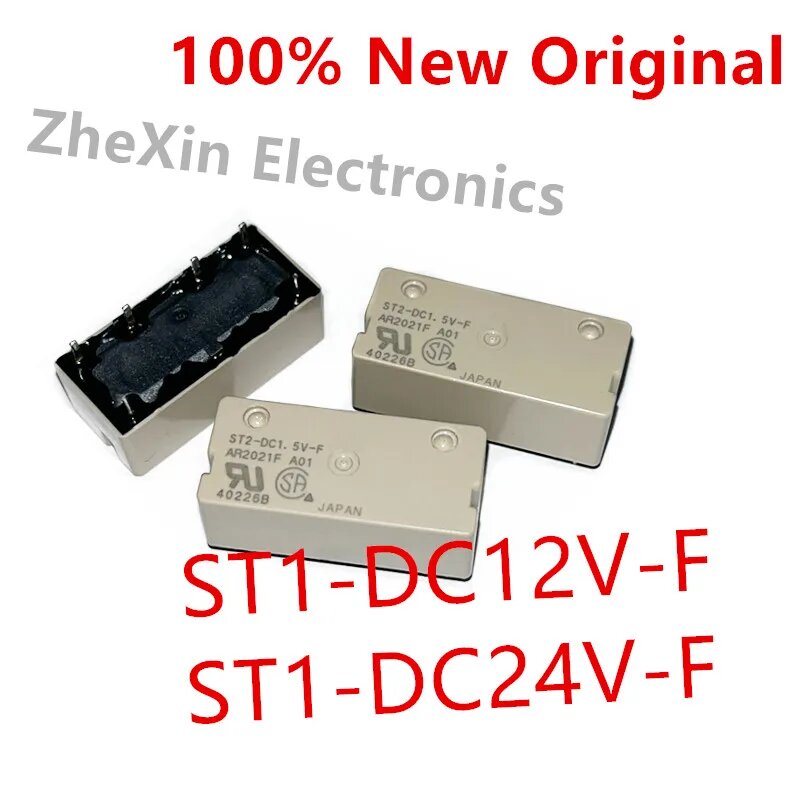 Силовое реле ST1-DC24V-F, 5 шт.