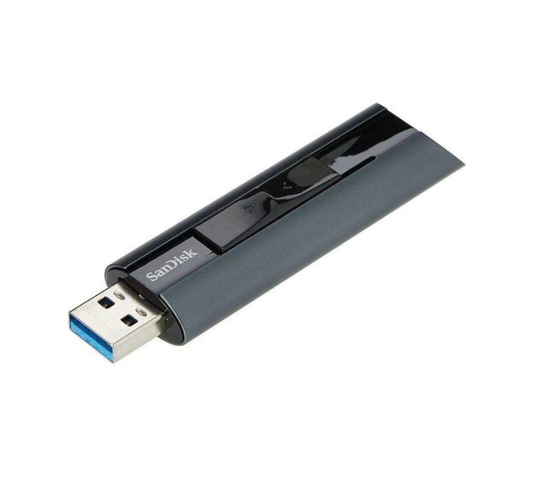 USB накопитель SanDisk Extreme PRO 256 ГБ, USB 3.2 Gen 1, черный SDCZ880-256G-GAM46