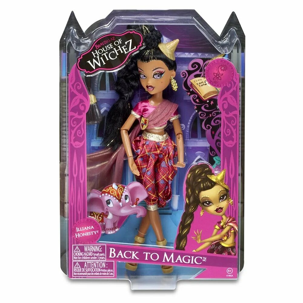 MGA Bratzillaz house of witchez Back To Magic Illiana Honesty Братц Модная кукла-ведьма, С одеждой и аксессуарами, Подходит для детей старше 6 лет