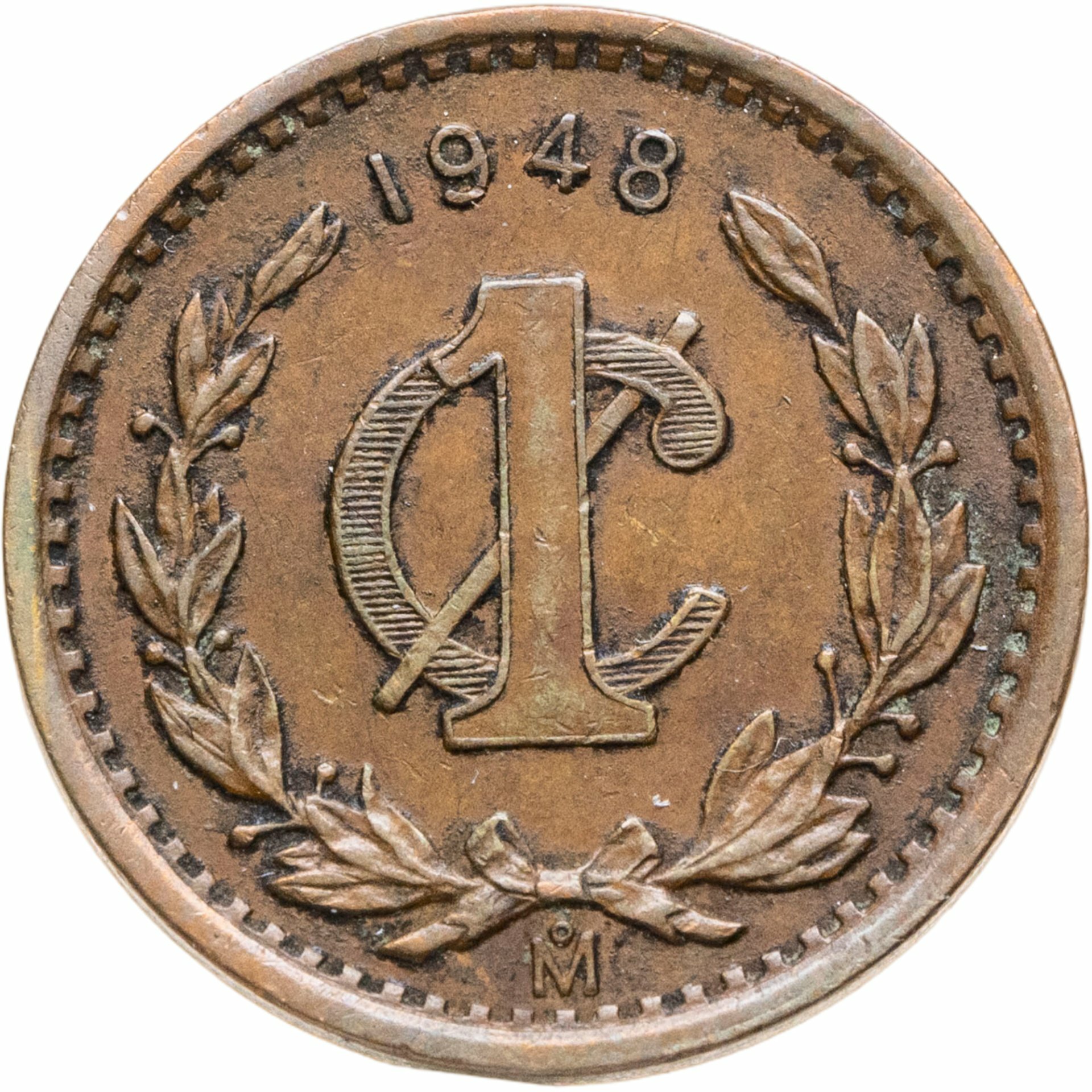 Мексика 1 сентаво (centavo) 1948