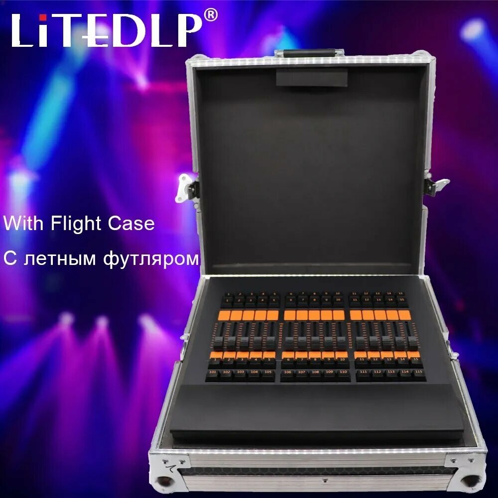 Новая консоль Grand ma2 Fader wing, Сценическое освещение, светодиодное освещение DMX 512, Пульт управления движущейся головкой, лазер, светодиод наравне с кейсом Flight