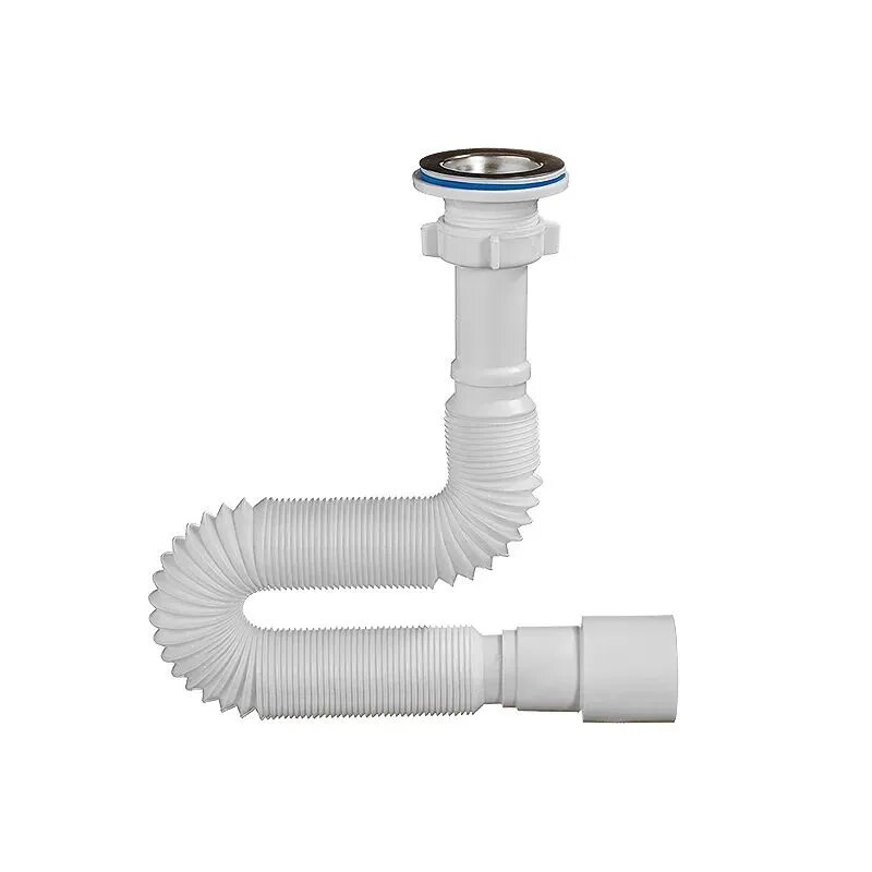 Гибкая труба Орио 1 1/4"х40/50 мм с выпуском, длина 1250мм