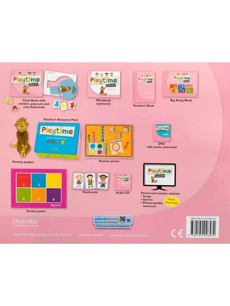Playtime Starter Class Book | Oxford University Press — книга на английском языке — фото 1