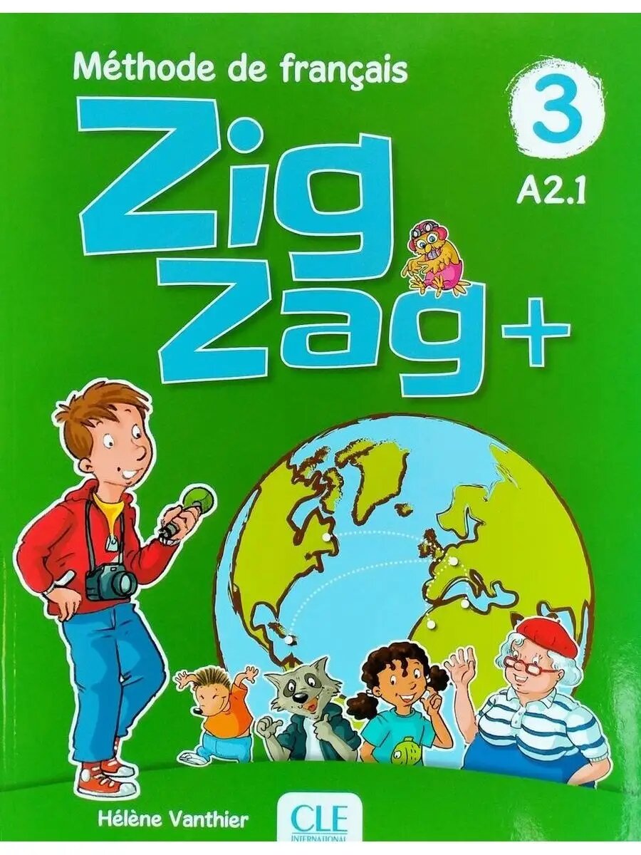 Zigzag Plus 3 A2.1 Livre + DVD-ROM | литература на иностранных языках