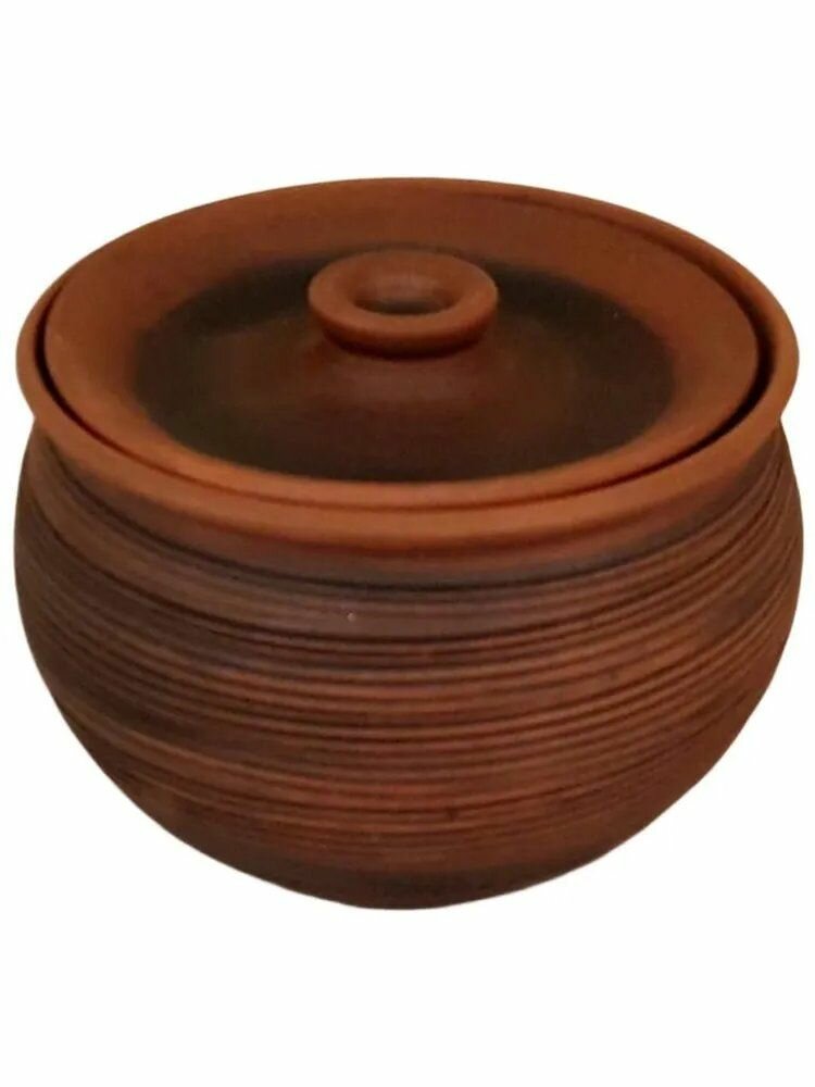 Горшочек для запекания, Супница семейная, глина, керамика, ручная работа