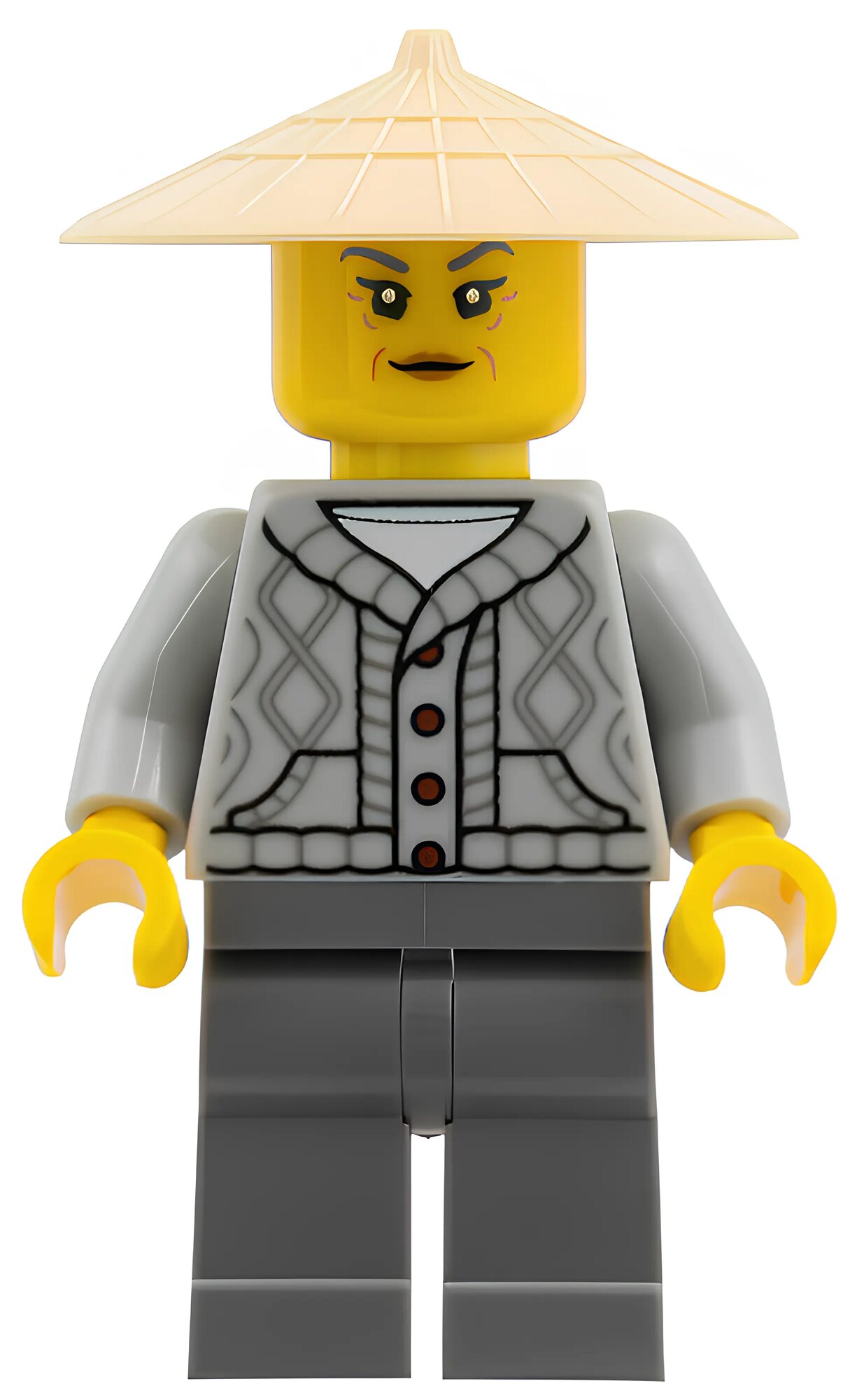 Минифигурка Lego Ninjago Mystake - Light Bluish Gray Sweater njo1012 N