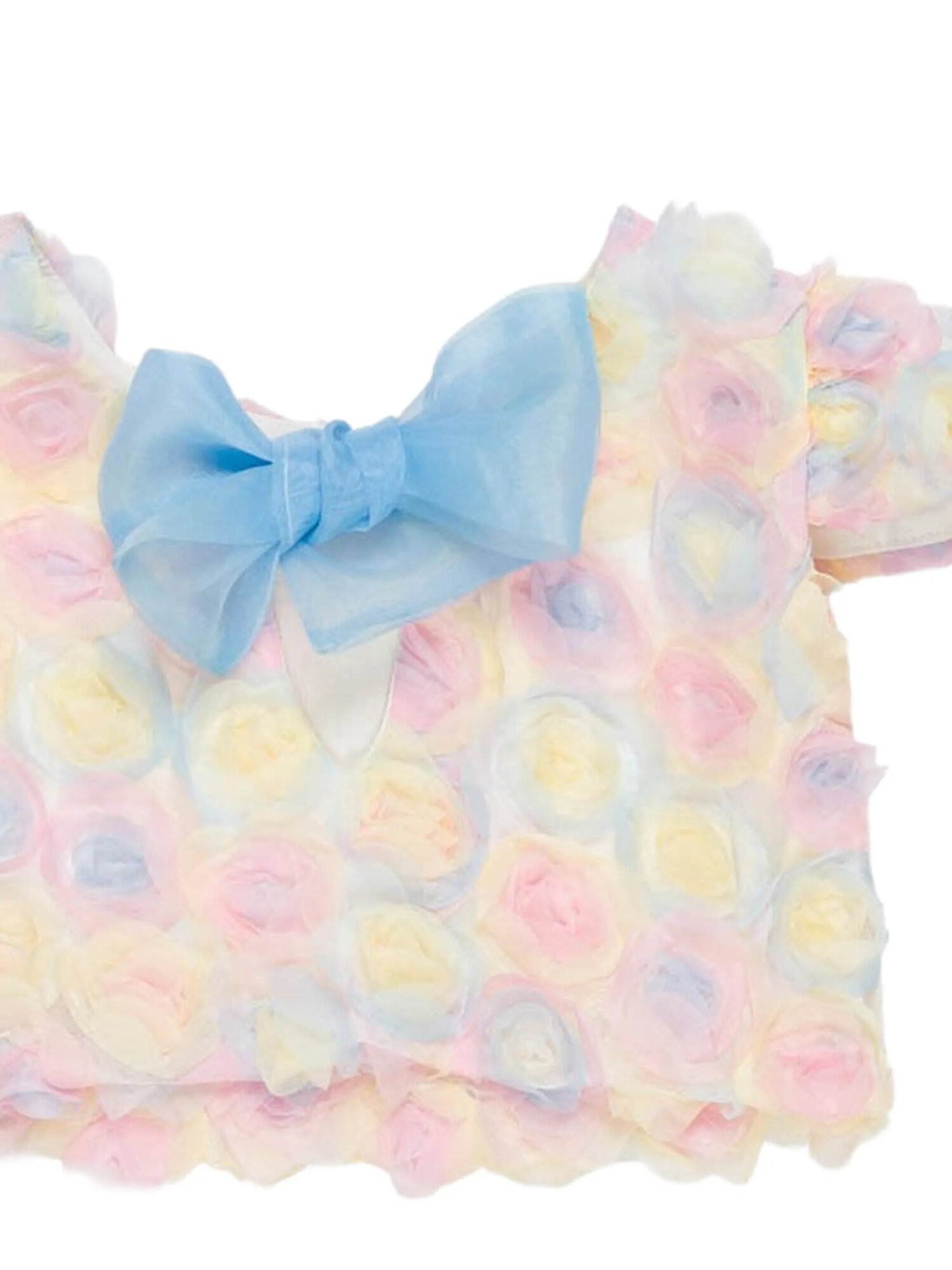 Топ Miss Grant Bow floral top, размер 2 года, coral pink — фото 1