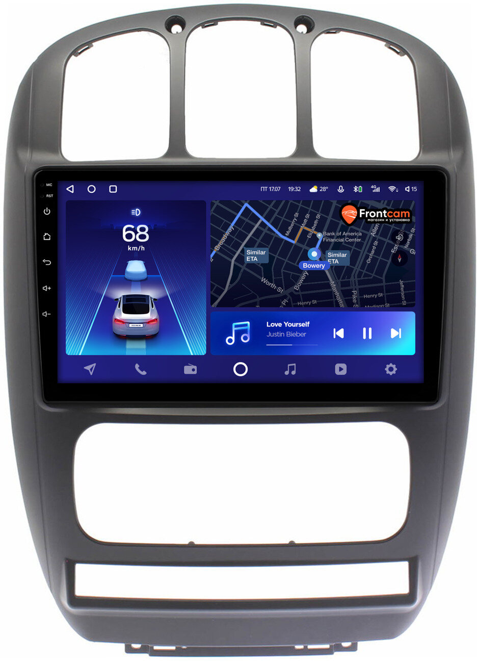 Штатная магнитола Chrysler Grand Voyager 4, Voyager 4 2000-2008 Teyes CC2 PLUS 4/64 10" RM-10-1142 Android 10 (4G-SIM, DSP, QLed)