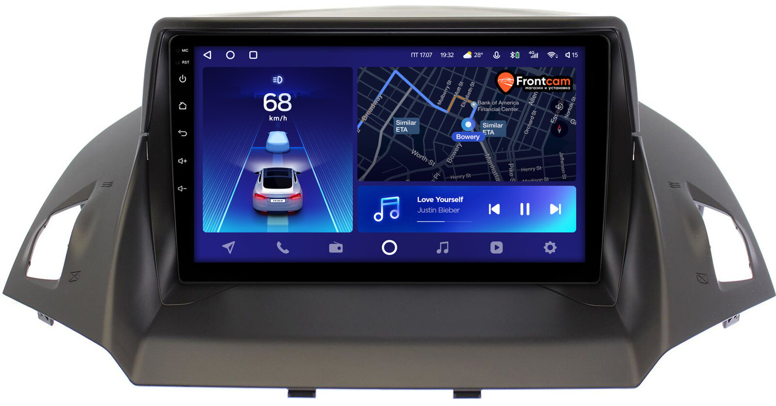 Штатная магнитола Ford Kuga 2 2012-2019 Teyes CC2 PLUS 6/128 9" RM-9028 Android 10 (4G-SIM, DSP, QLed)
