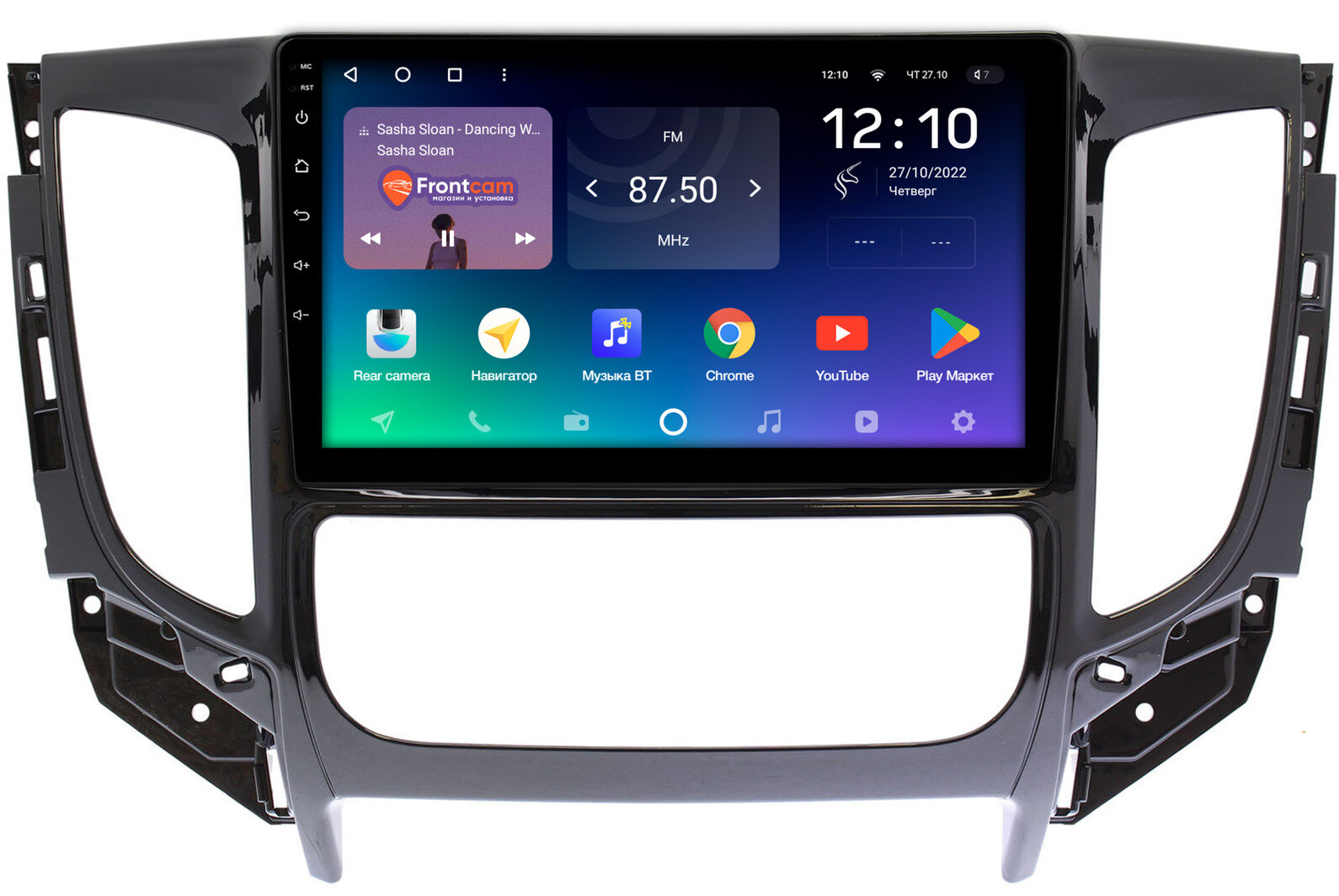 Штатная магнитола Teyes SPRO PLUS 4/64 9" RM-9-637 Fiat Fullback 2016-2020 (авто с МКПП, с климат-контролем, глянцевая) Android 10 (4G-SIM, DSP, IPS)