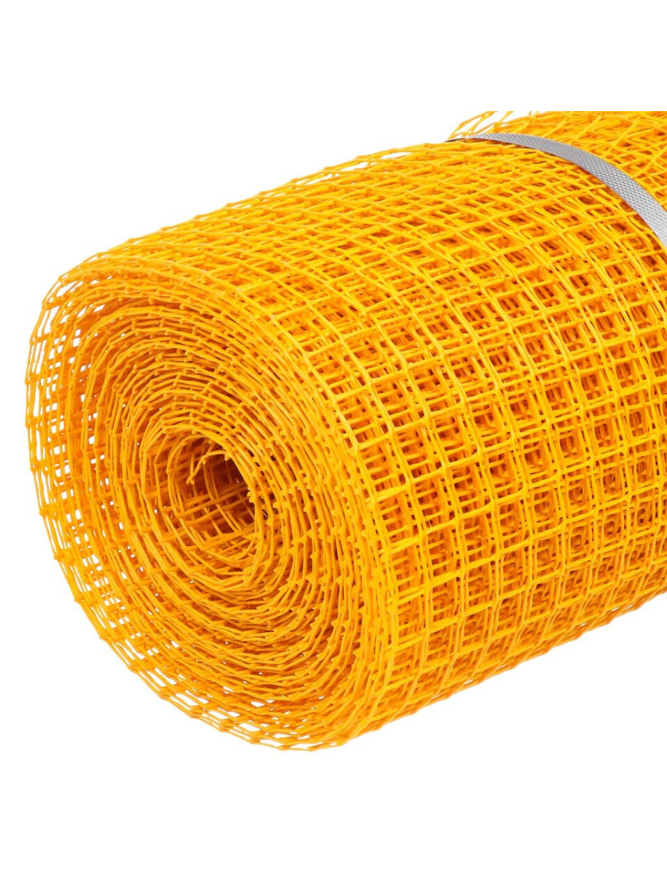 Сетка садовая пластмасса, ячейка 20 х 20 мм, квадратная, 100х2000 см, желтая, СР-15/1/20