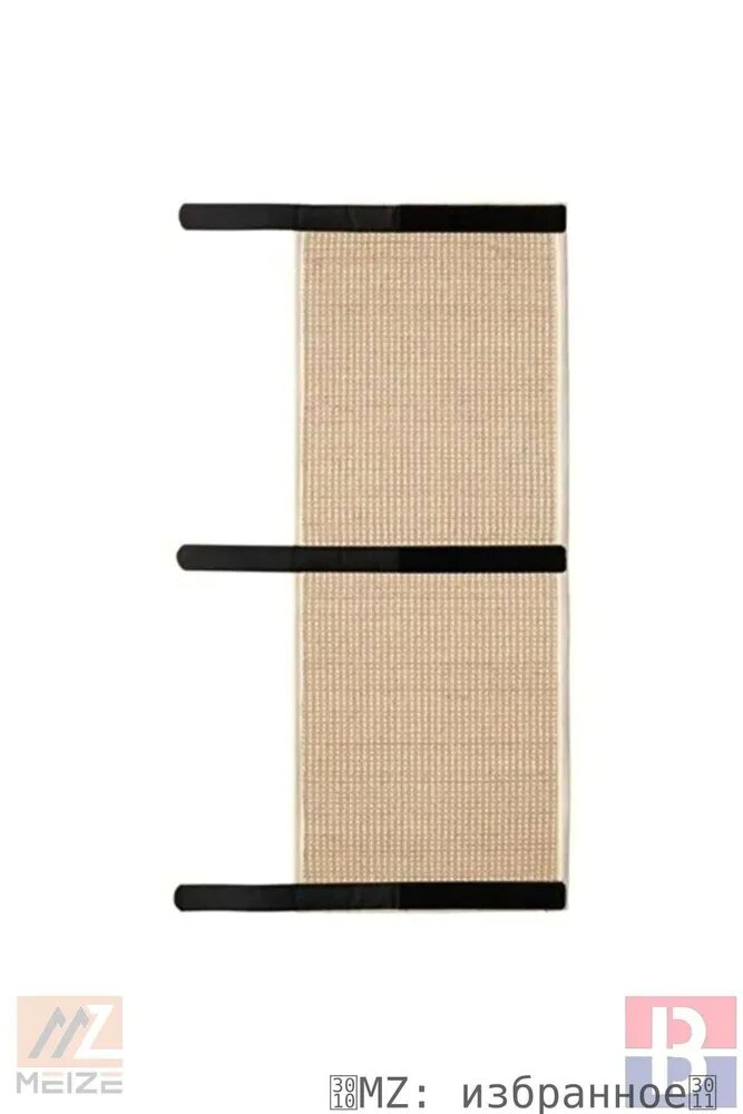 IKEA Lurvg когтеточка для кошек, натуральная, доска, 63x25 см, крепление на ножку стола