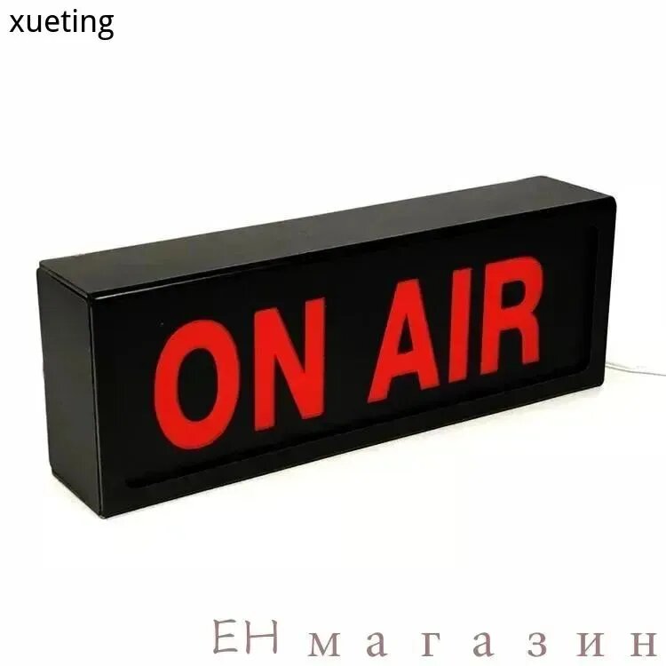Подарок для блогера табло ON AIR с красным свечением! Настольный светильник для стримеров