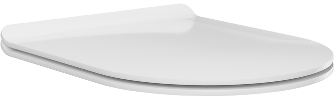 Крышка-сиденье Kerama Marazzi Plaza Modern PLMR. seat.02\WHT с микролифтом, глянцевый белый