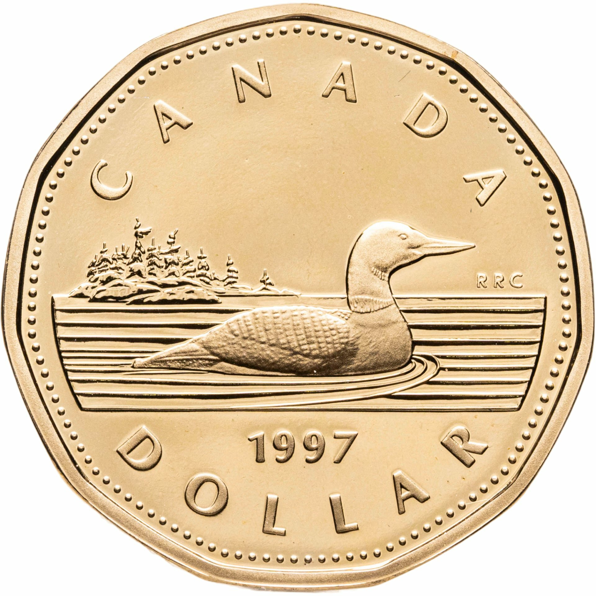 Канада 1 доллар 1997, Никель, в сохранности Proof