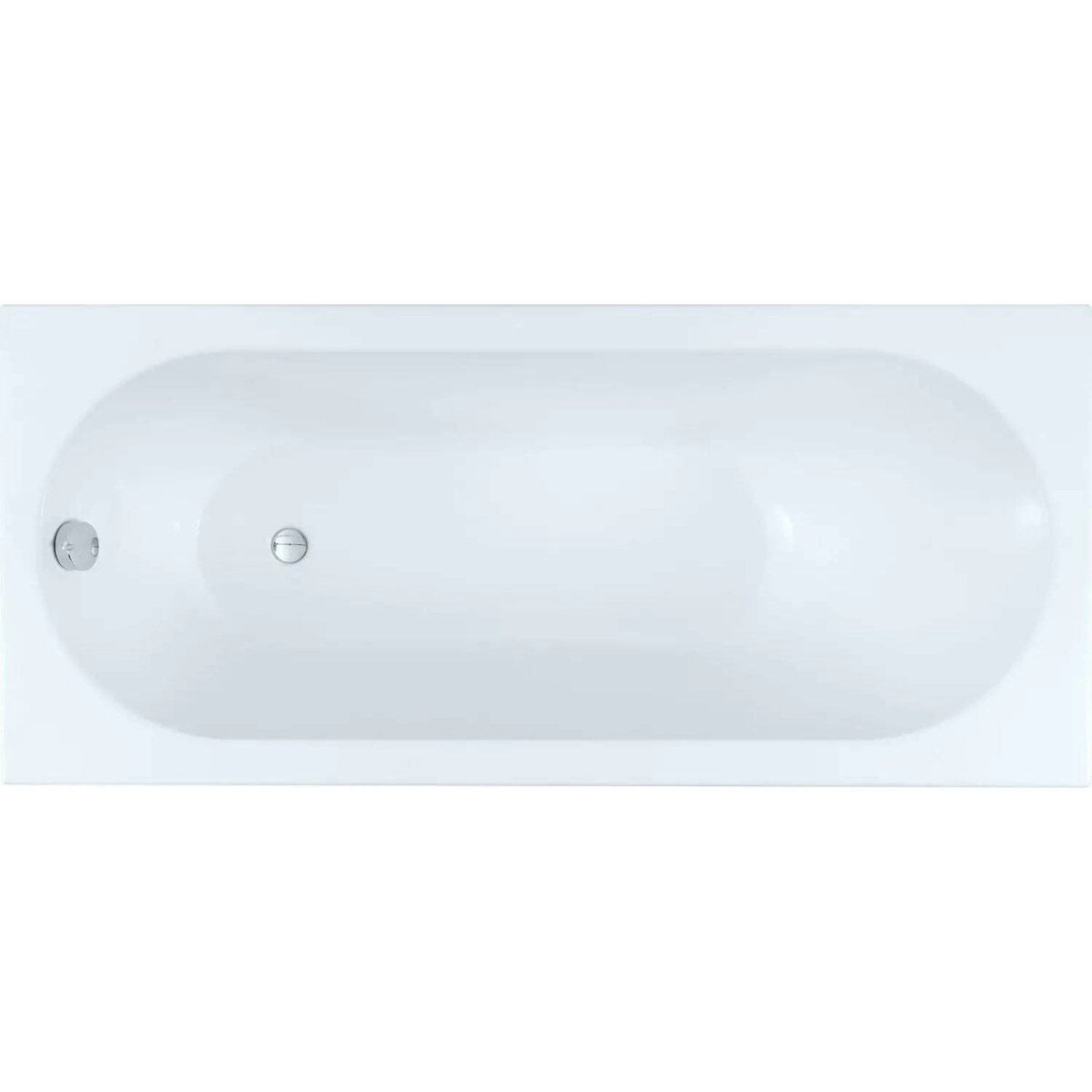 Ванна акриловая Aquanet (Акванет) Lotos 175x80 см (с каркасом) 00328870, белый