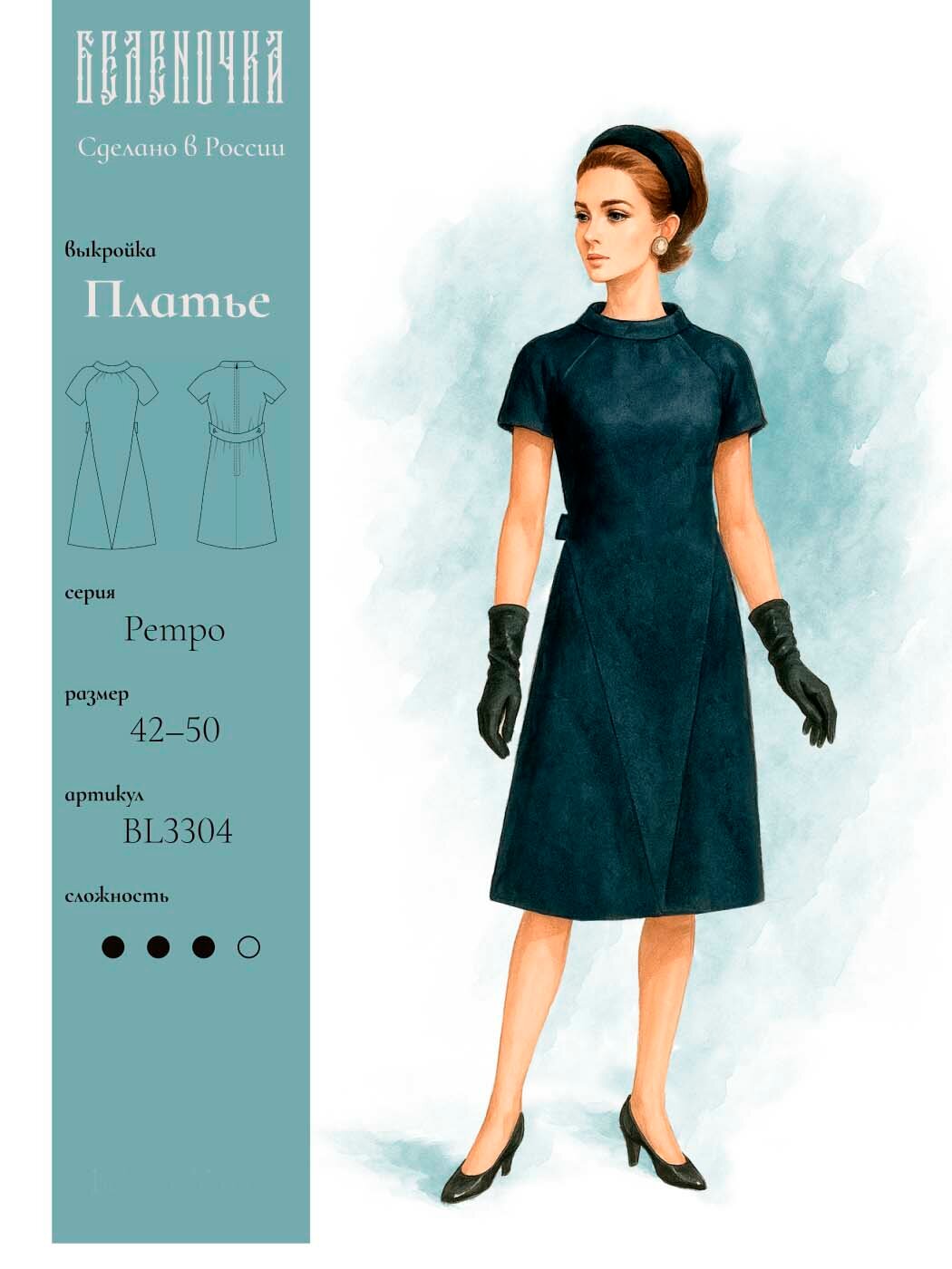 Выкройка платья А-силуэта