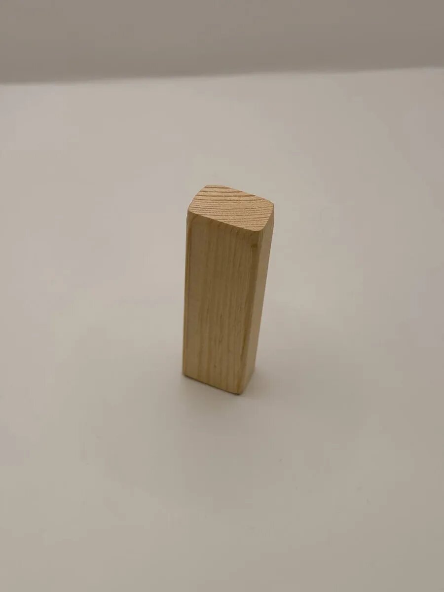 Заготовка из натурального дерева для рукоделия, 10×3 см