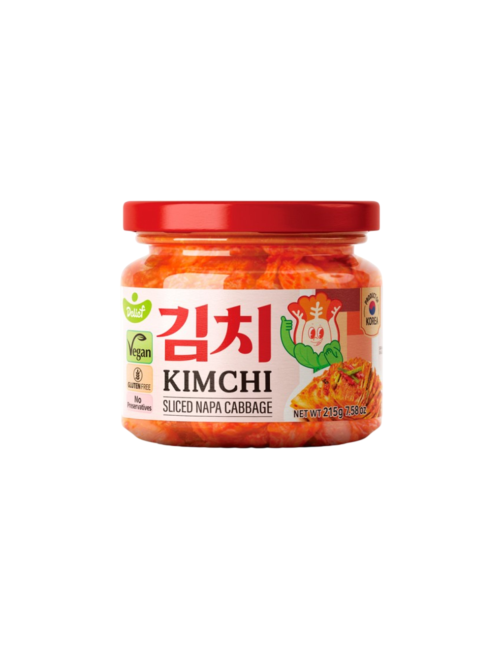 Капуста DELIEF кимчи для блюд азиатской кухни 215 г, Южная Корея