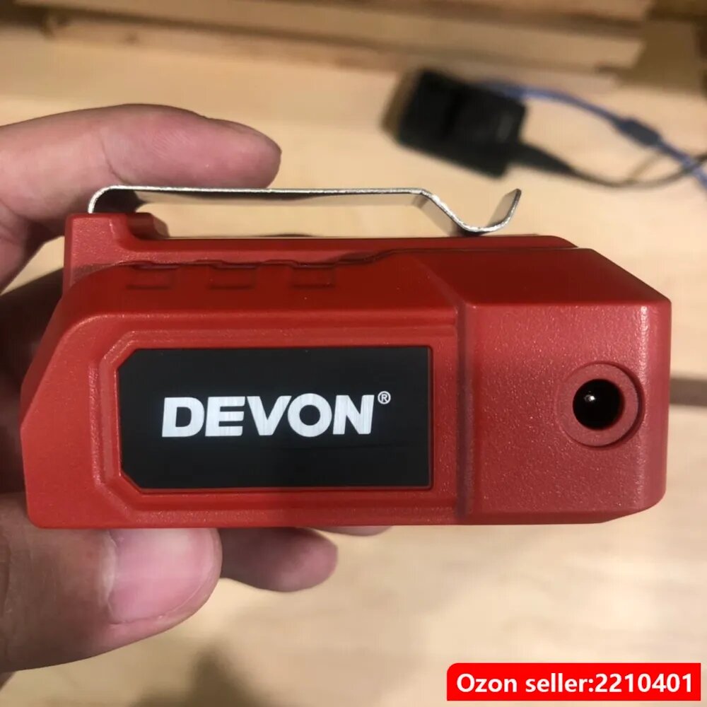 USB-преобразователь электроинструмента с литиевой батареей DEVON 20V