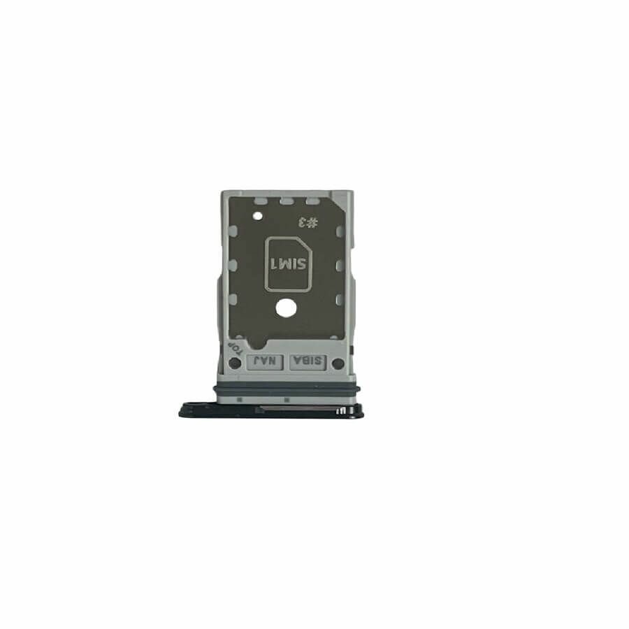 Держатель SIM для Samsung S921B (S24) Черный card holder sim tray контейнер адаптер переходник лоток слот для СИМ-карты