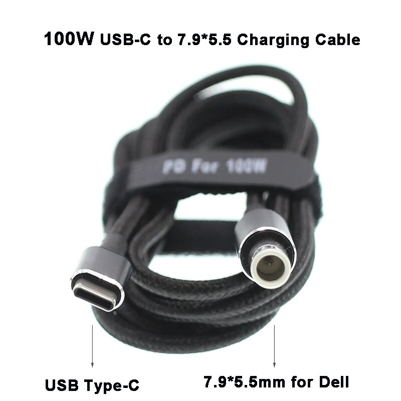 Кабель-переходник Skerimte USB Type-C на 7.4*5.0мм для Dell Latitude